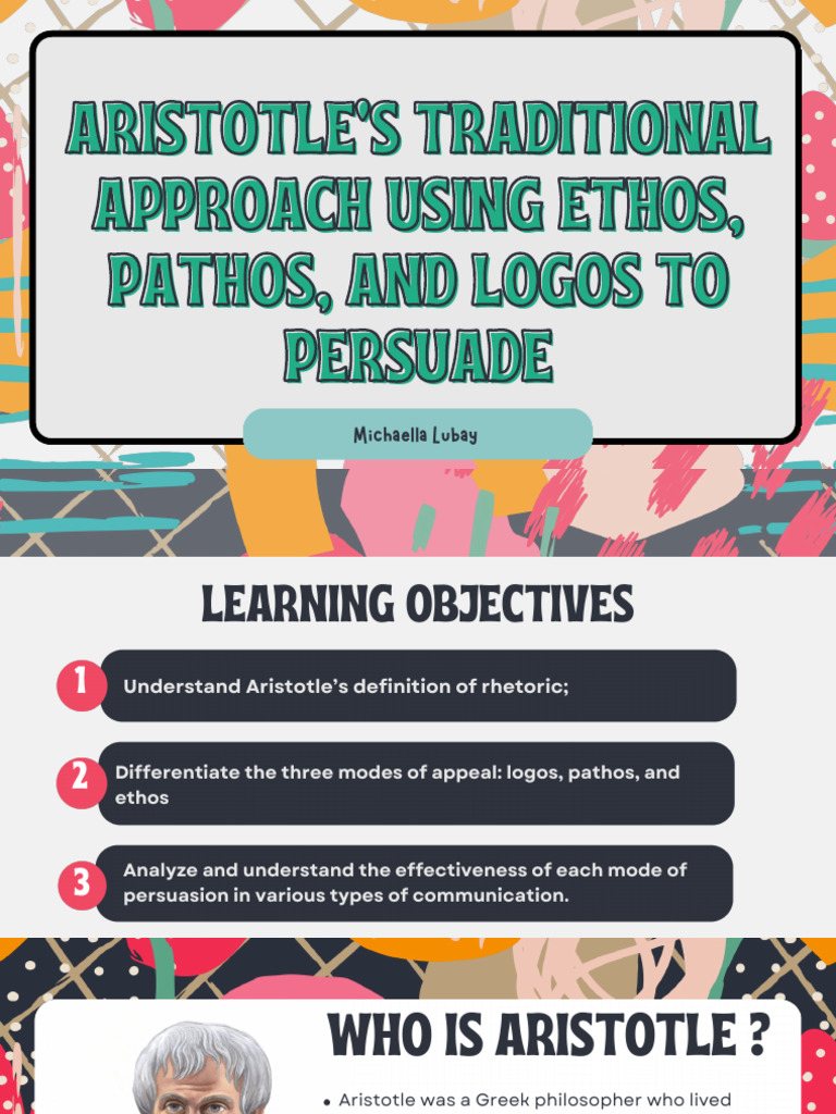 Aristotle's Traditional Approach To Persuade | PDF | Logos | Rhetoric