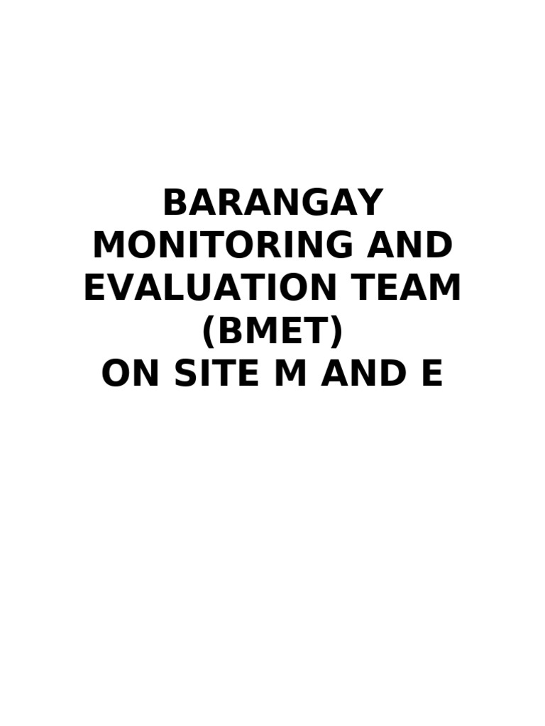 Barangay Full Disclosure Board | PDF | Social Science