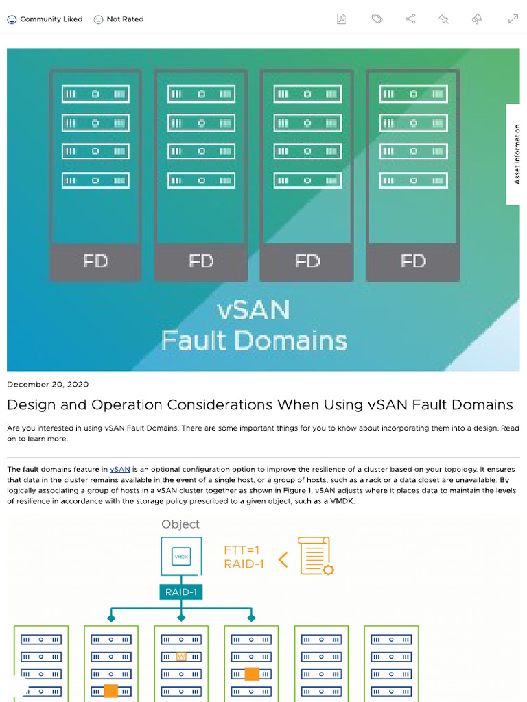 VSAN Fault Domains - 2 | PDF