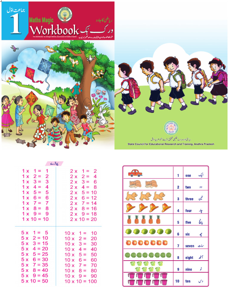 1 Maths Workbook Urdu | PDF