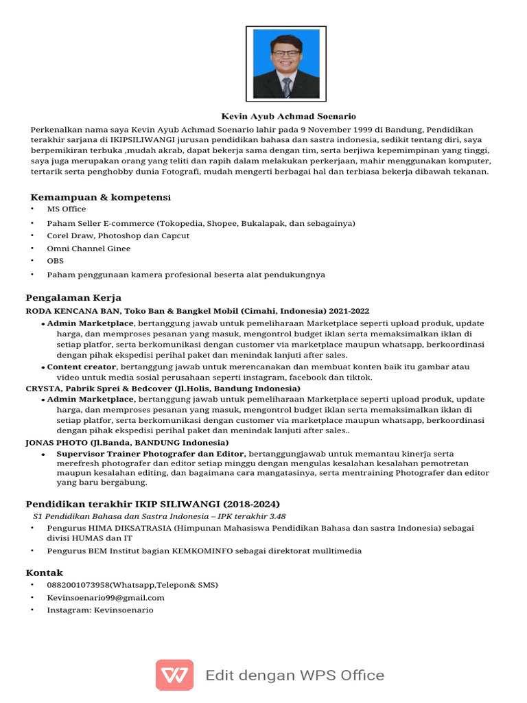 CV ADMIN Online | PDF