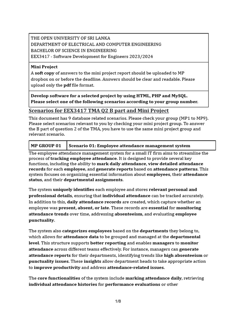 Mini Project-2023-2024 | PDF | Libraries | Databases