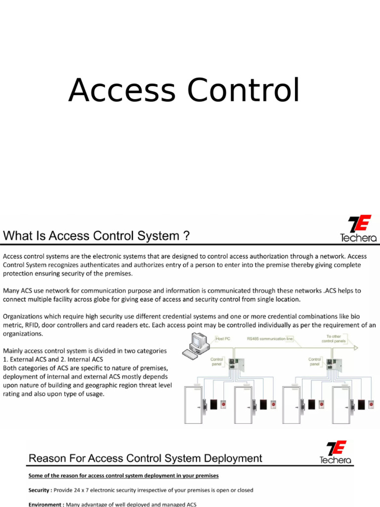 Access Control | PDF