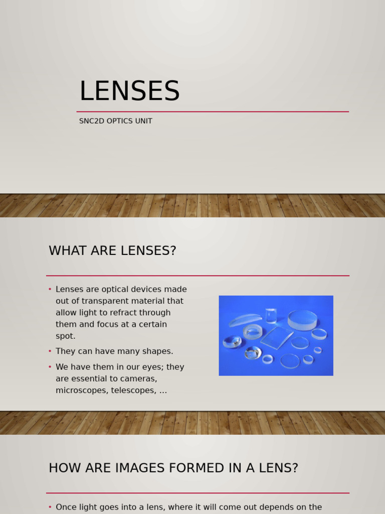 Lenses Intro and Ray Diagrams | PDF