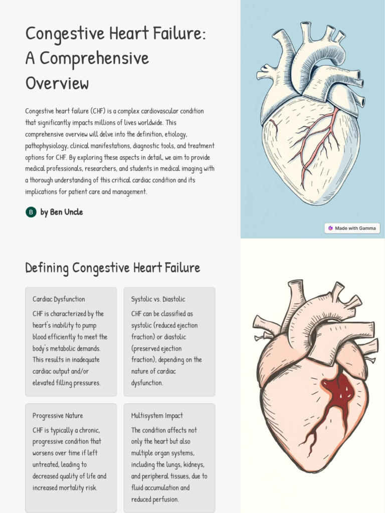 Congestive Heart Failure A Comprehensive Overview | PDF | Heart Failure | Heart