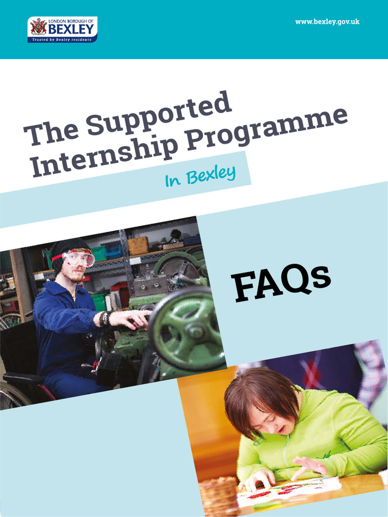 Supported Internship Programme Faqs Leaflet | PDF | Internship | Job ...