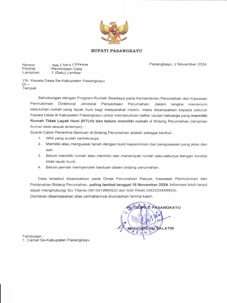 Permintaan Data | PDF
