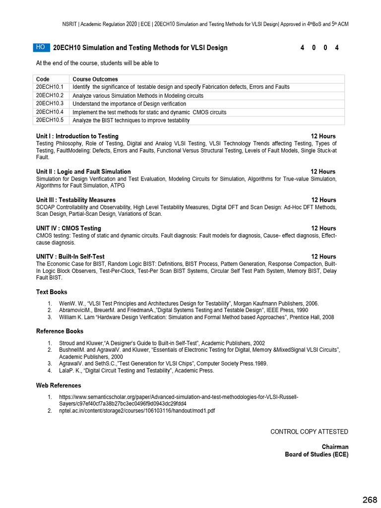 VLSI Design Simulation & Testing | PDF | Simulation | Formal Verification