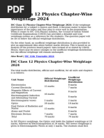 CBSE Class 12 Blueprint 2025 - 12th Science-Commerce-Arts Chapter Wise ...