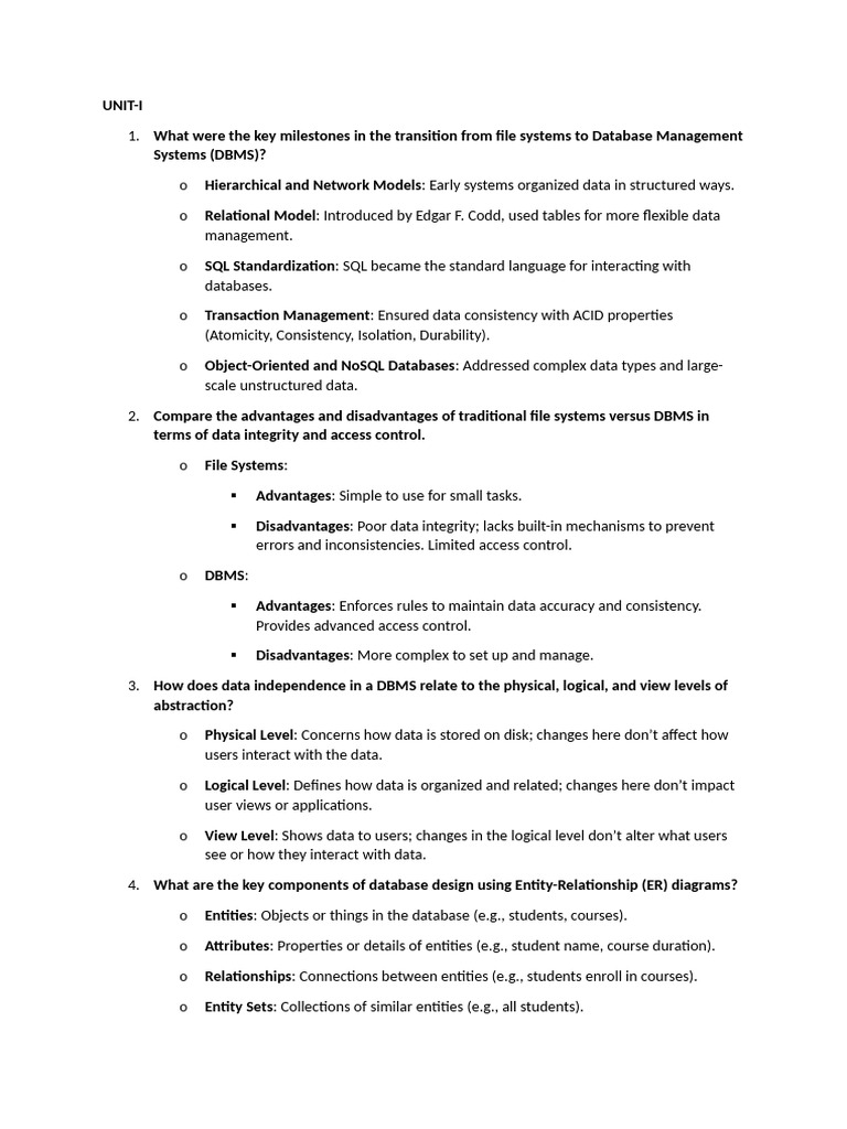 DBMS_ANS | PDF | Relational Model | Databases