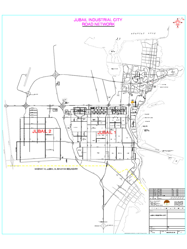 Jubail Map Rev1 | PDF