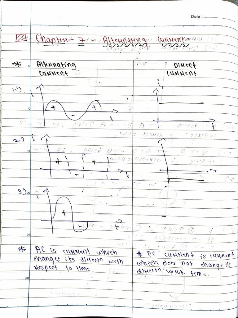 Chapter 7 Alternating Current | PDF