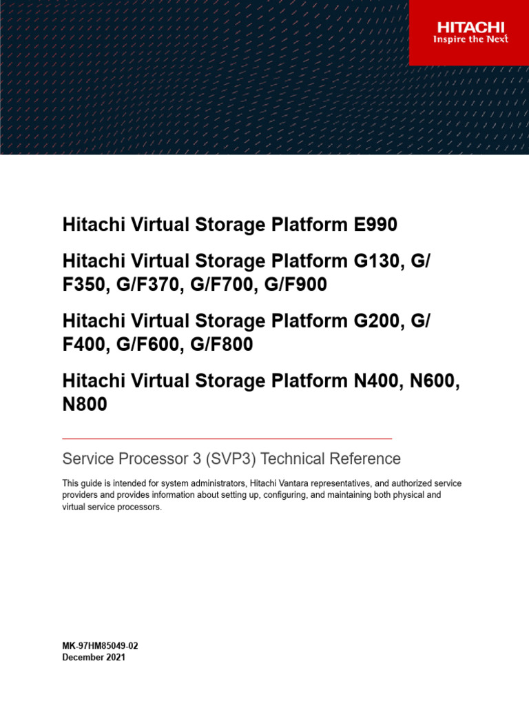 Service Processor 3 Technical Reference MK-97HM85049-01 | PDF | Windows ...
