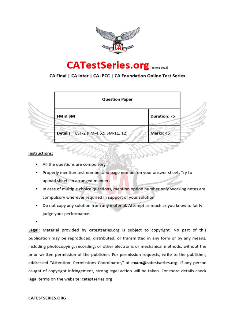 FM SM Test 2 FM 4 5 9 SM 11 12 3 2 Plan May 2024 Test Paper 1706003752 ...