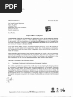 LTI Mindtree Offer Letter | PDF