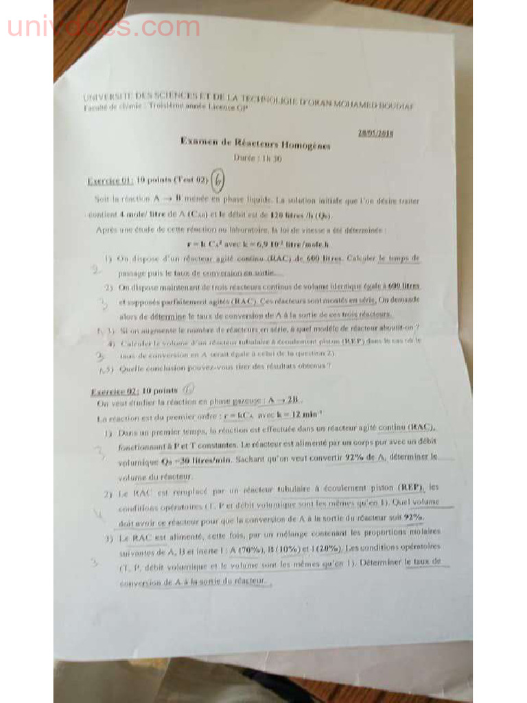 Exercice Corrigé React7 | PDF