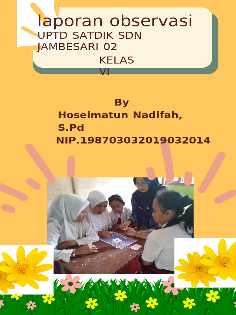 Laporan Observasi | PDF | Karier & Perkembangan | Bisnis