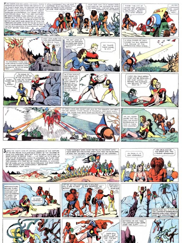Flash Gordon S002 - Monsters (15 Apr 1934 - 18 Nov 1934) | PDF ...