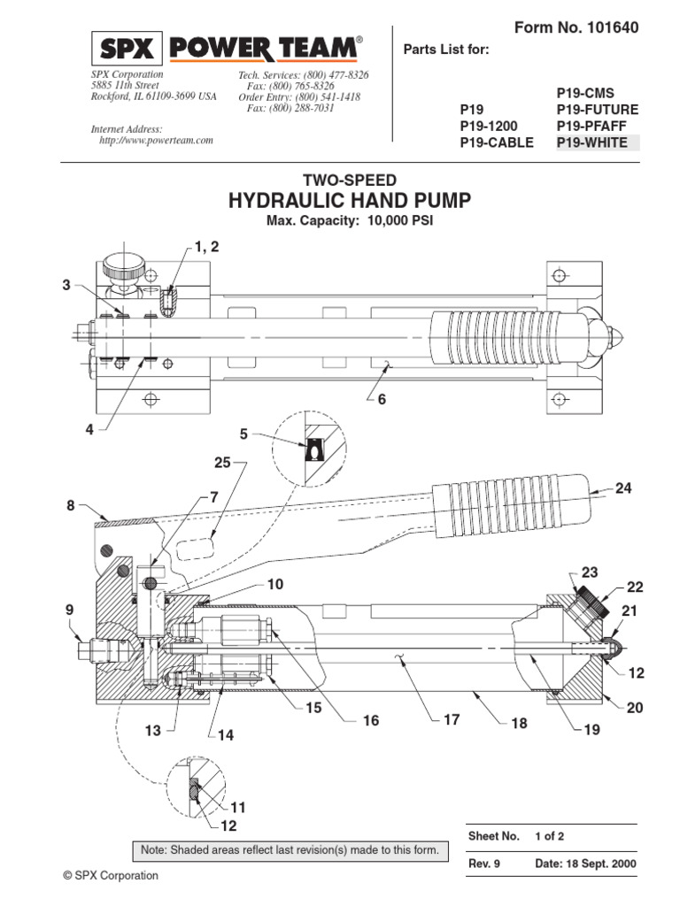 P Manual 2 Speed HAND PUMP | PDF | Valve | Mechanical Engineering
