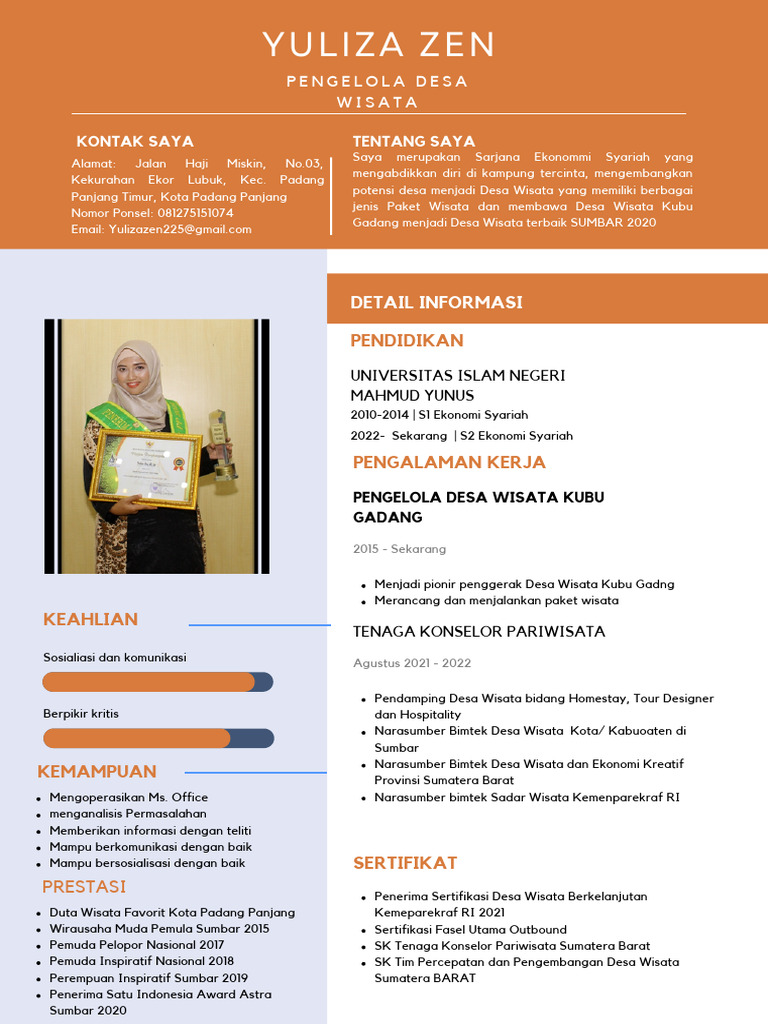 CV Yuliza | PDF