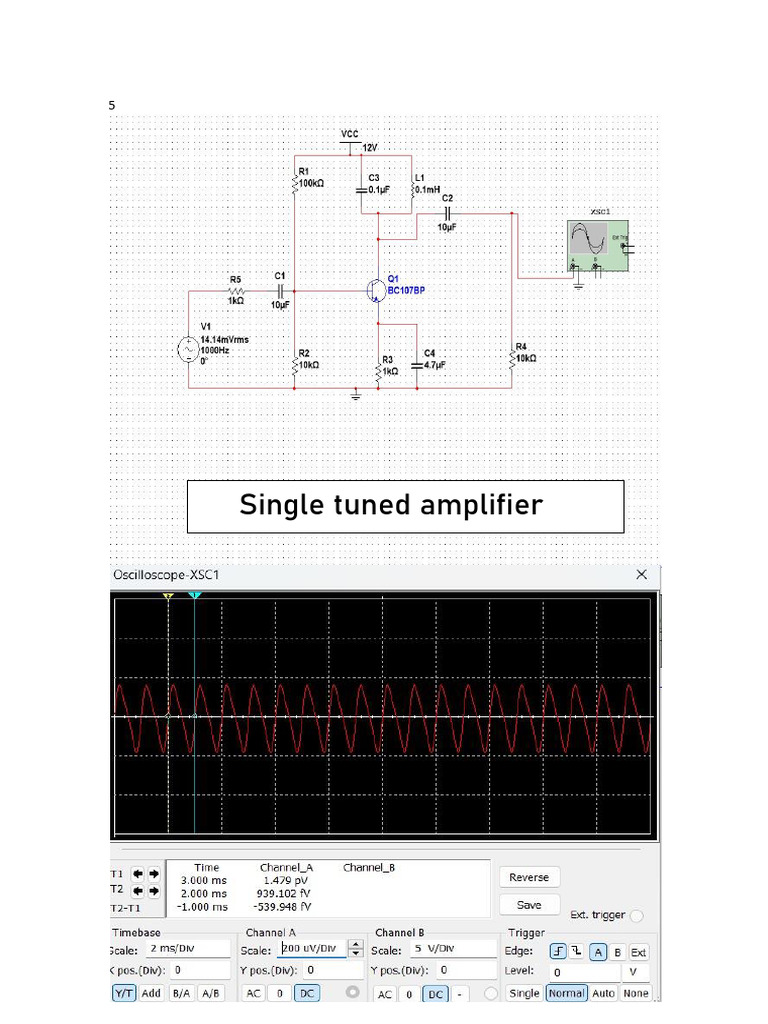 Single Tuned Amplifier | PDF