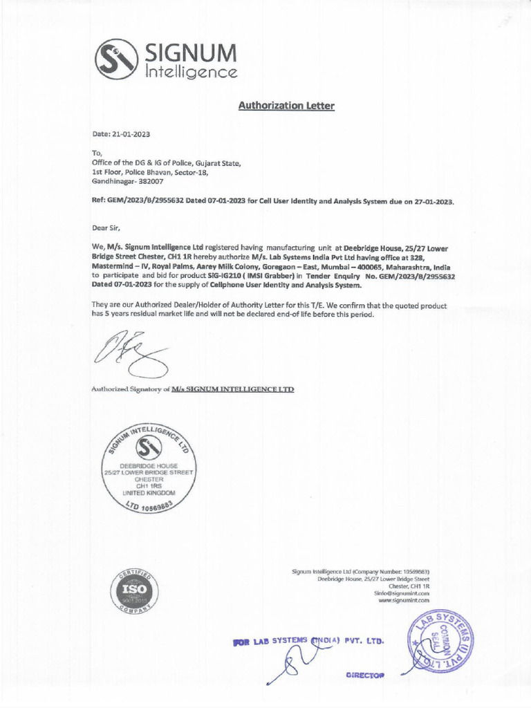 MAF Sigum 07-01-2023 Cell User Identity and Analysis System | PDF