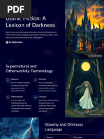 Gothic Genre Word Bank | PDF