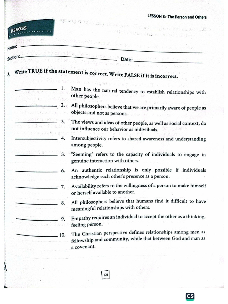 Philosophy (Quiz) | PDF