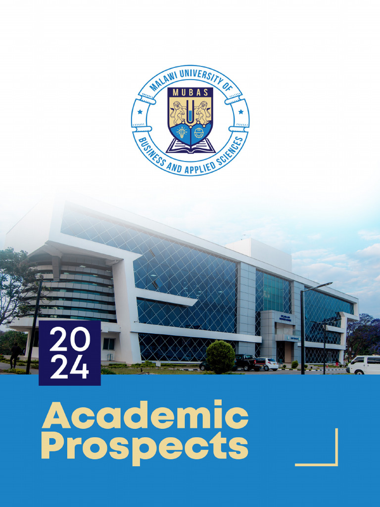 Academic Prospects MUBAS 2024 | PDF | Academic Degree | Doctor Of ...