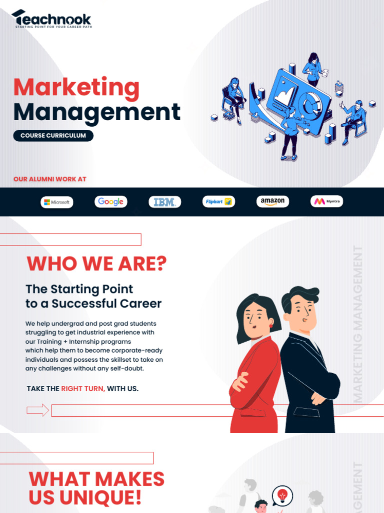 Marketing Management Course Overview | PDF | Career & Growth | Finance ...