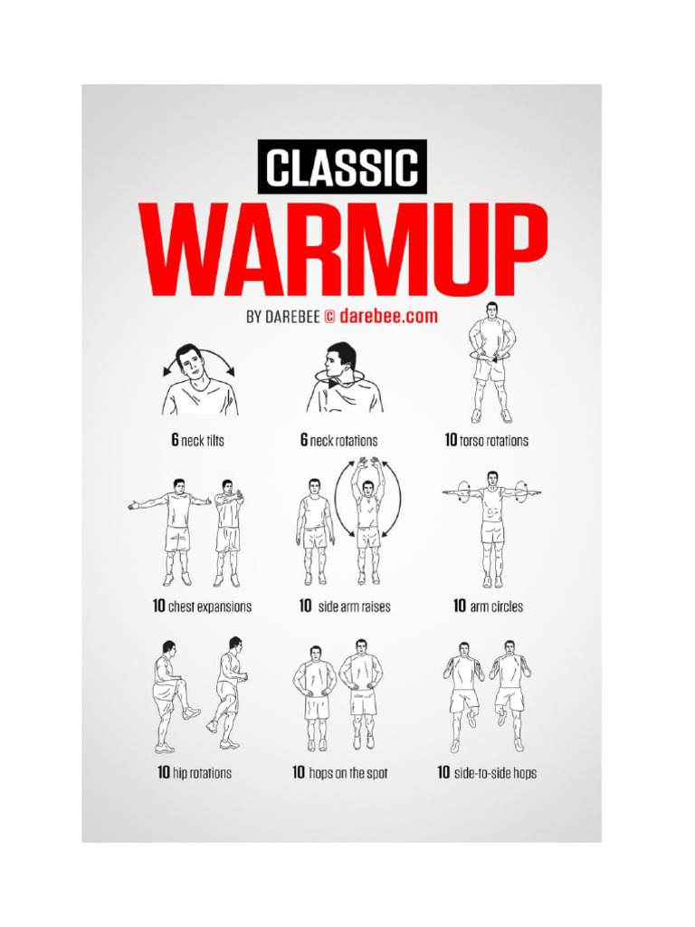 WARM UP-BASIC WORKOUT-COOL DOWN | PDF