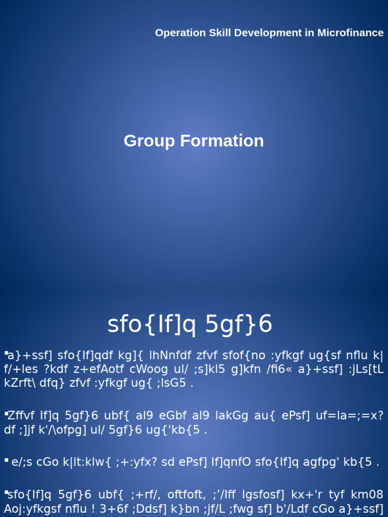 Microfinance Group Formation Strategies | PDF | Computers