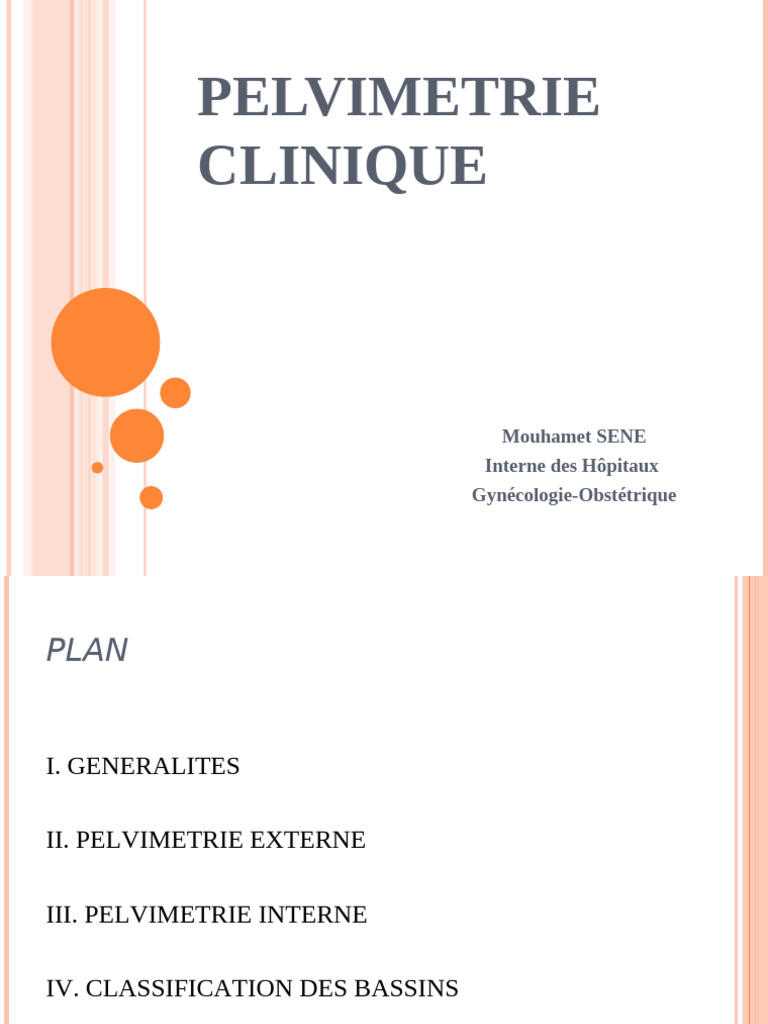 Pelvimétrie : Évaluation du Bassin Obstétrical | PDF | Bassin (anatomie ...