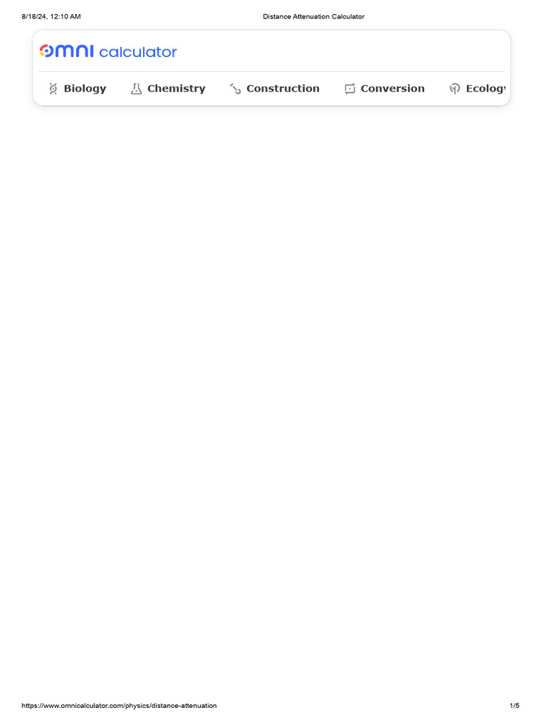 Sound Attenuation Guide | PDF | Decibel | Physical Quantities