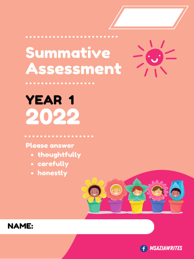 Year 1 Summative Assessment Guide | PDF