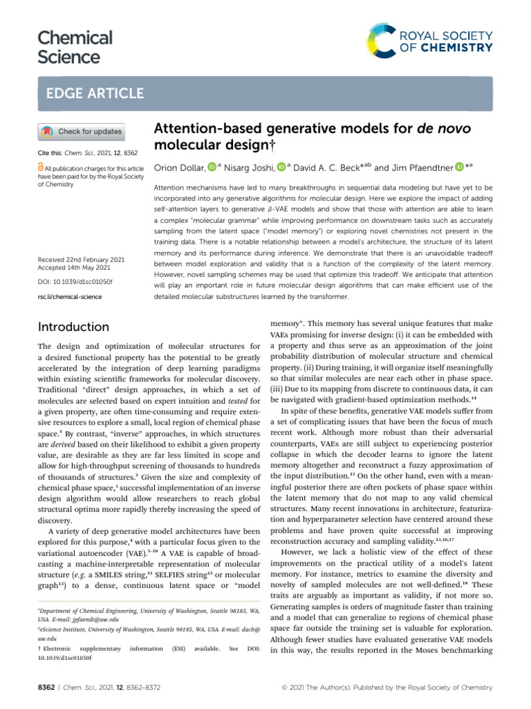 2106-Attention-Based - Generative - Models - For - de - Novo - Mole ... 2106-Attention-Based - Generative - Models - For - de - Novo - Mole ...