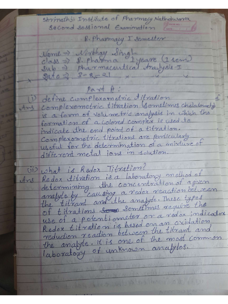 2nd Sessional Exam Analysis | PDF