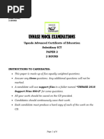 Word Processing 2005-2021 Kcse Computer Studies Practical | PDF | Software | Application Software