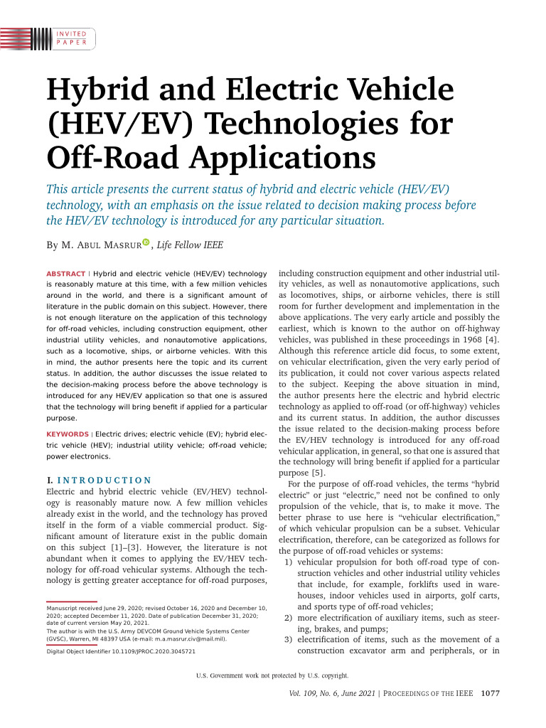 Mas Rur 2021 | PDF | Hybrid Electric Vehicle | Electric Vehicle