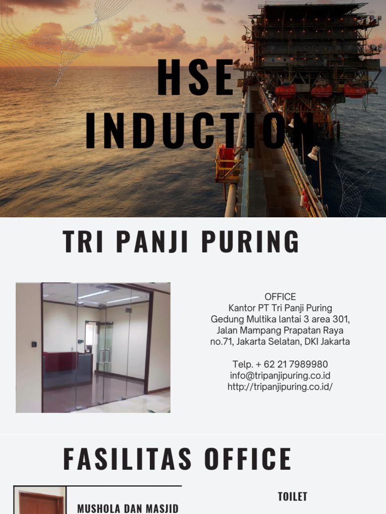 Materi HSE INDUCTION - PROJECT PHE | PDF