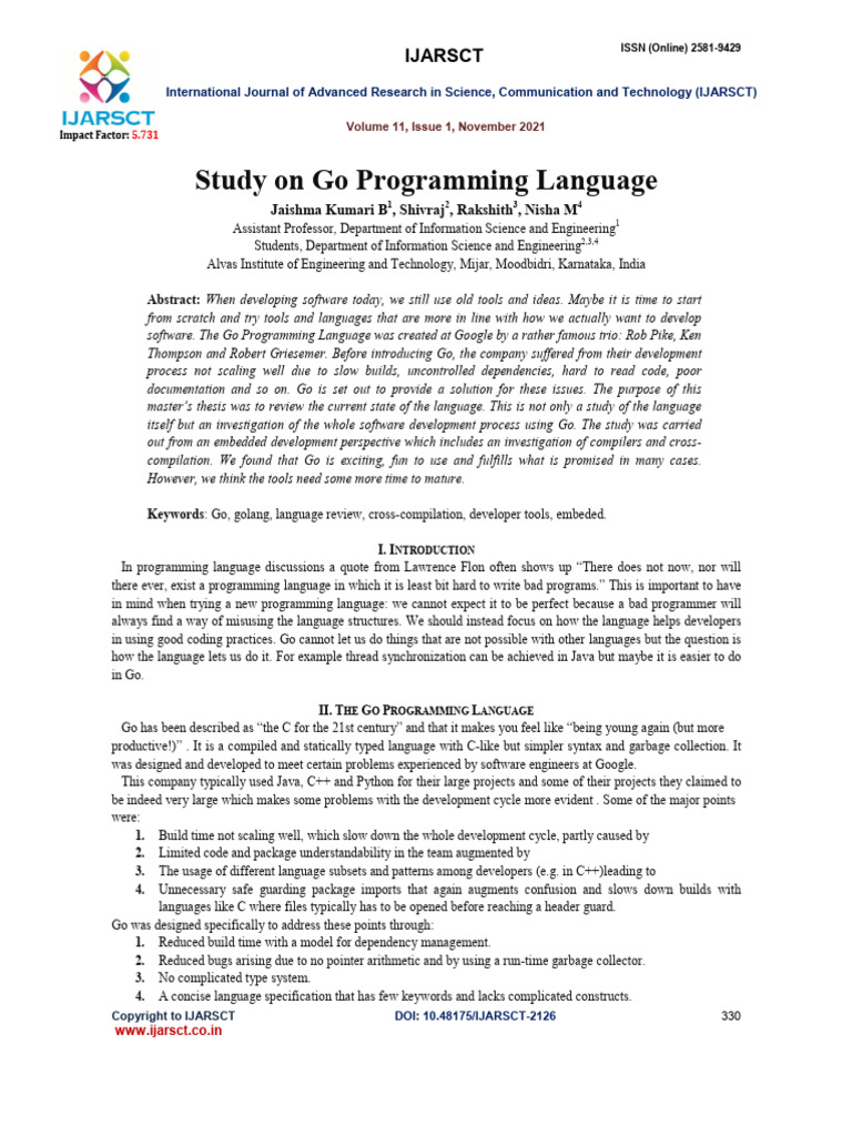 Paper 2126 | PDF | Pointer (Computer Programming) | C (Programming ...