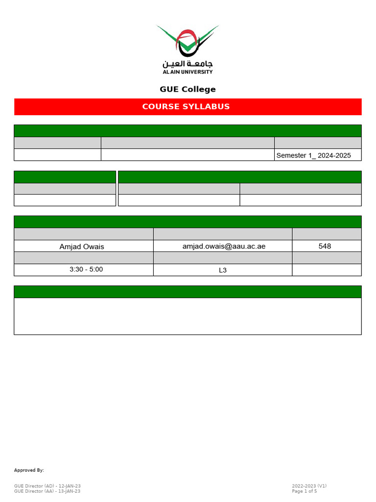 English 1 - Syllabus S1 - 2024-1 | PDF | English Language | Learning