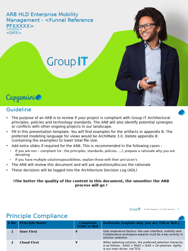 ARB HLD MDS Working v1.2 | PDF | Cloud Computing | Information Technology Management