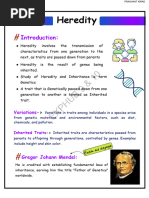 Heredity (Prashant Kirad) | PDF | Dominance (Genetics) | Heredity