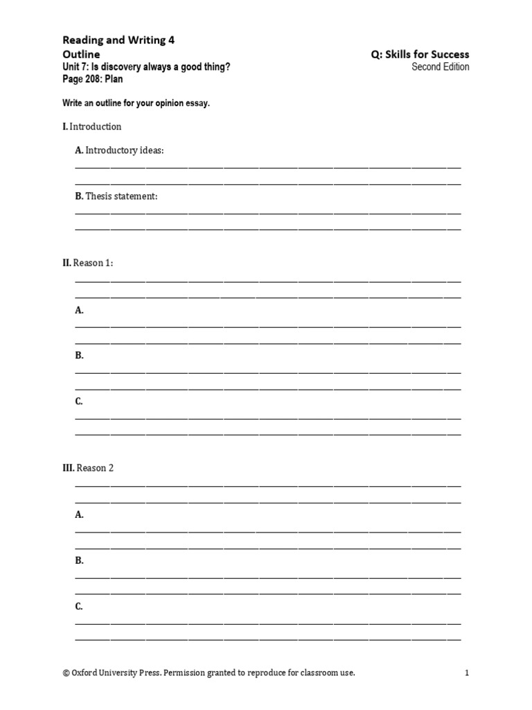 Q2e RW4 U07 Outline | PDF | Career & Growth | Business