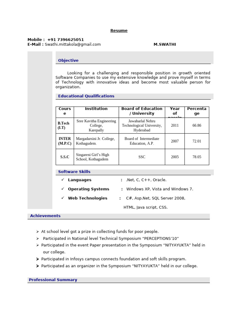 Resume Fara | PDF | Java (Programming Language) | Computing