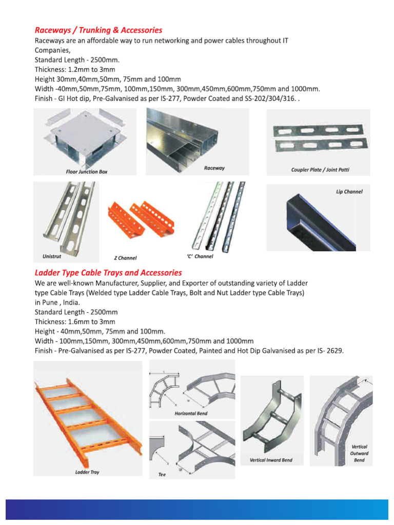 Cable Trays Details | PDF | Business