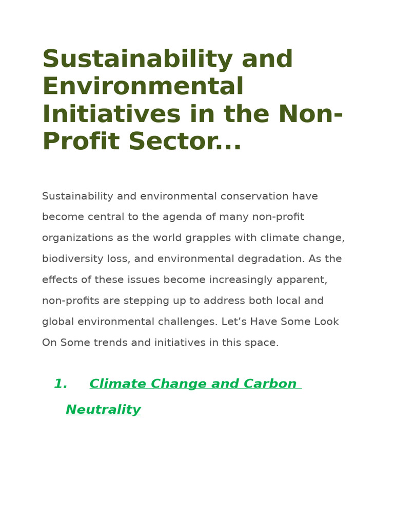 Akash Parida InAmigos Foundation | PDF | Sustainability | Conservation ...