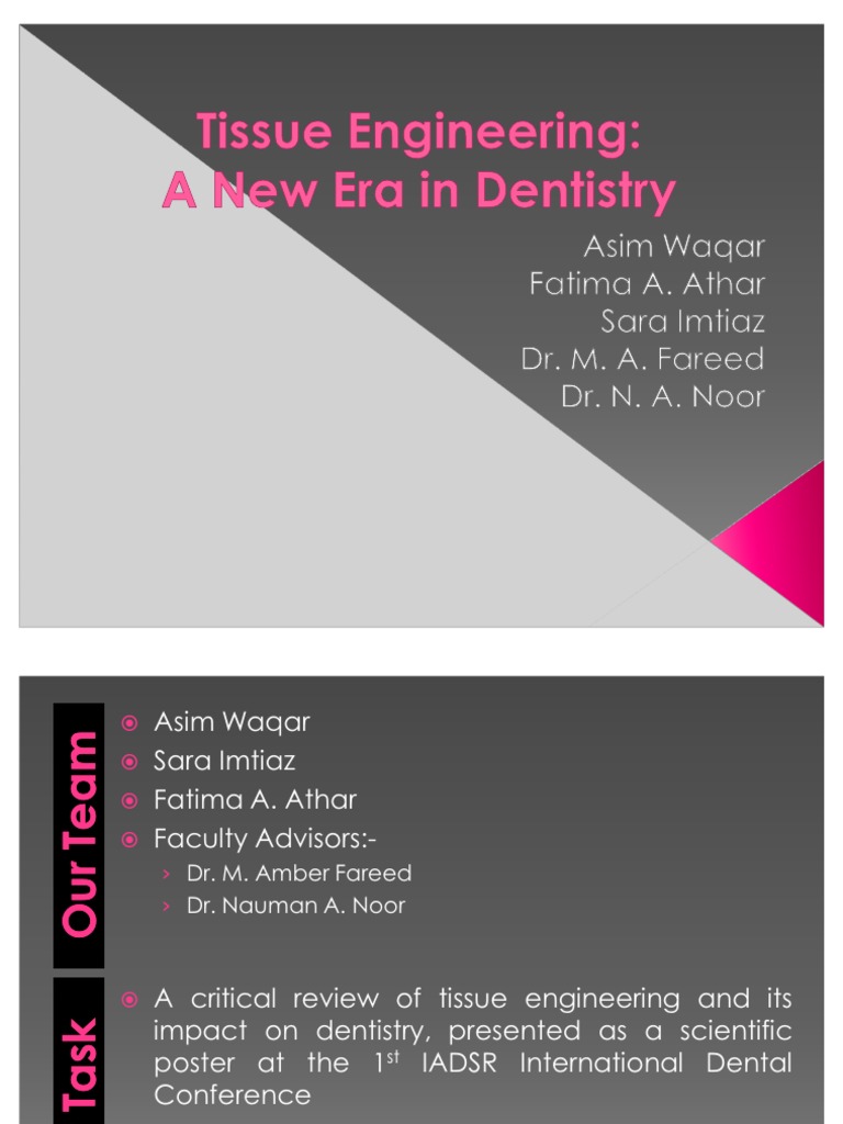 5 - Tissue Engineering, A New Era in Dentistry | PDF