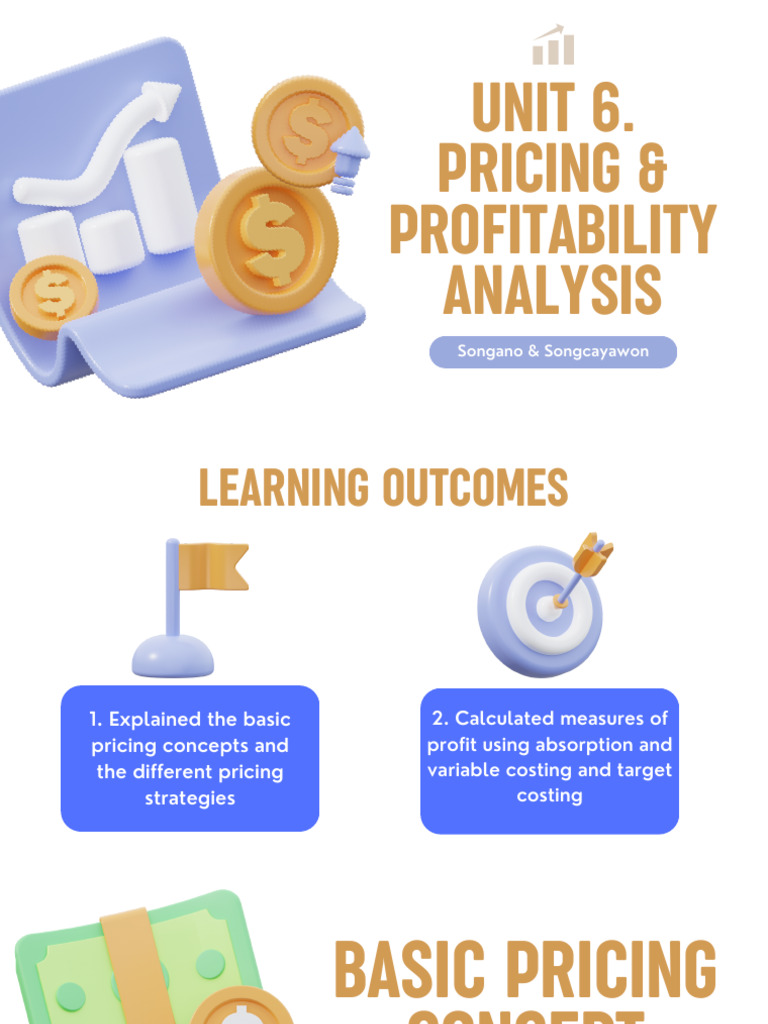 Price & Profitability Analysis | PDF | Elasticity (Economics) | Demand